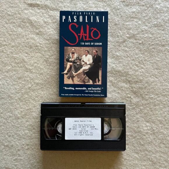 VHS | Media | 975 Salo 12 Days Of Sodom Vhs Horror Cult Pier Paolo ...